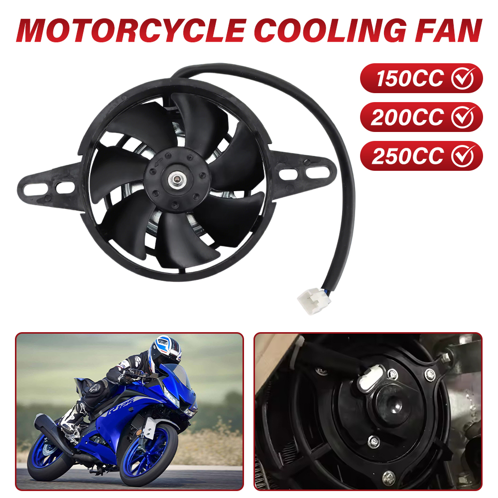 Motorcycle Cooling Fan New Water Cooler Radiator For ATV Quad Go Kart ...