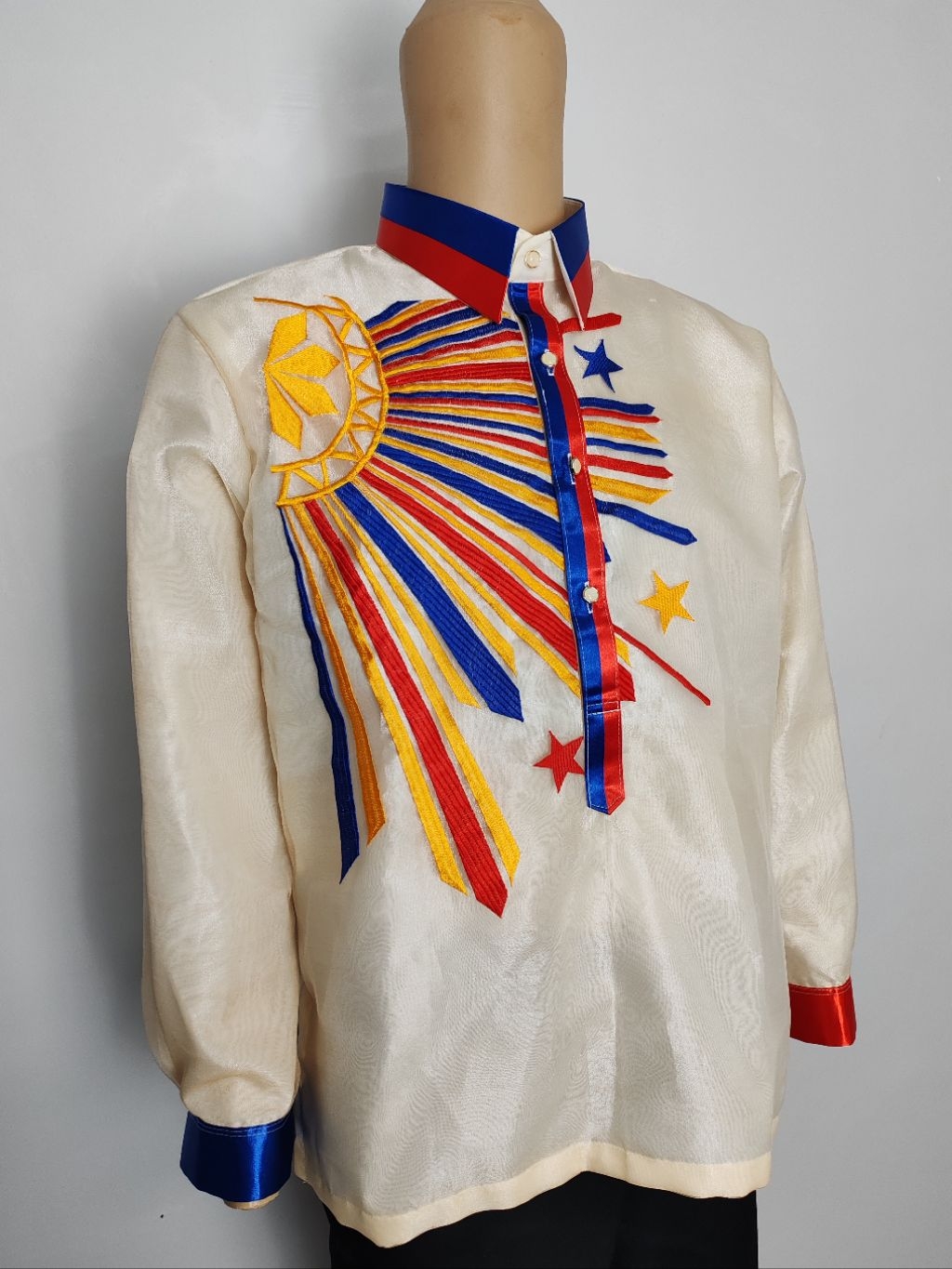 NEW!! Sinag barong tagalog organza for men | Shopee Philippines