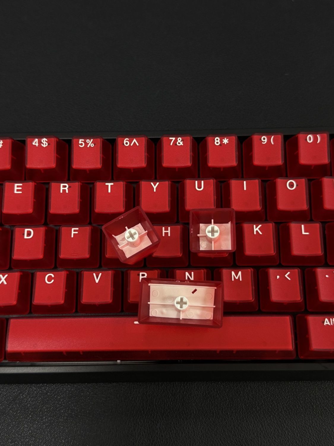 PYGA Klein Blue Keycaps OEM Profile 114 Keys Four-Side Shine-Through ...