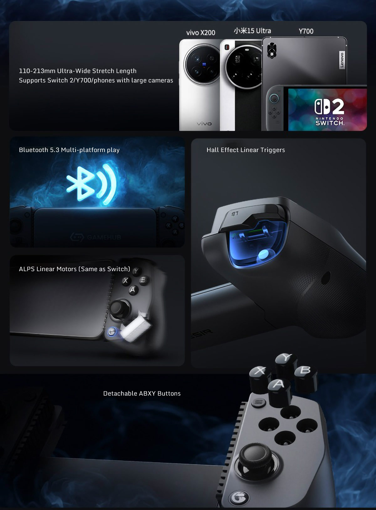 Gamesir X5S Wireless Game Controller for PC / Mobile / Nintendo Switch ...