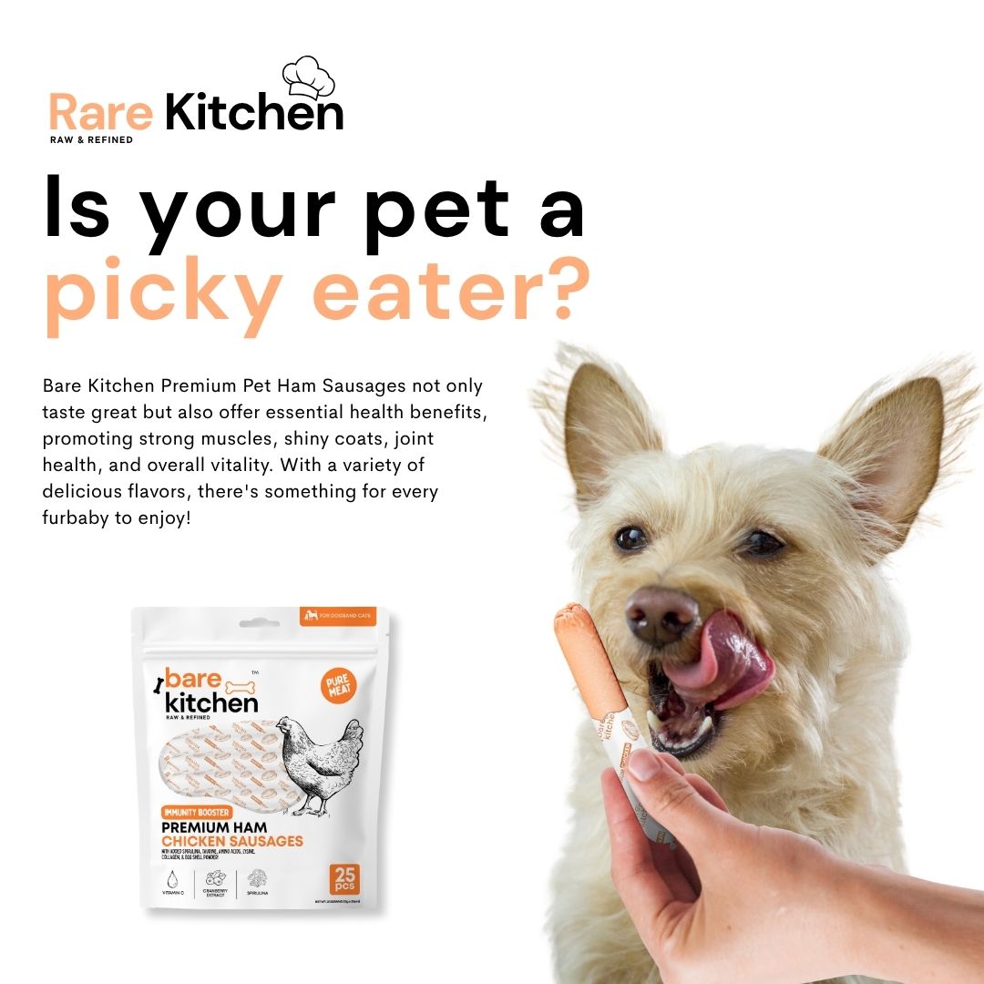 Rare Kitchen Premium Pet Ham Sausage Chicken Pet Sausage Premium Dog ...