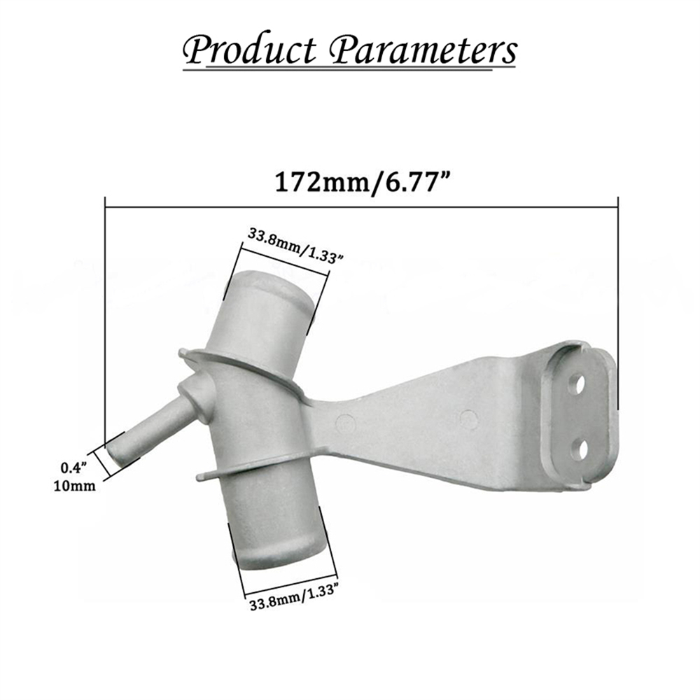 16577-22030 Aluminium Radiator Water Pump Pipe Connector For Toyota ...