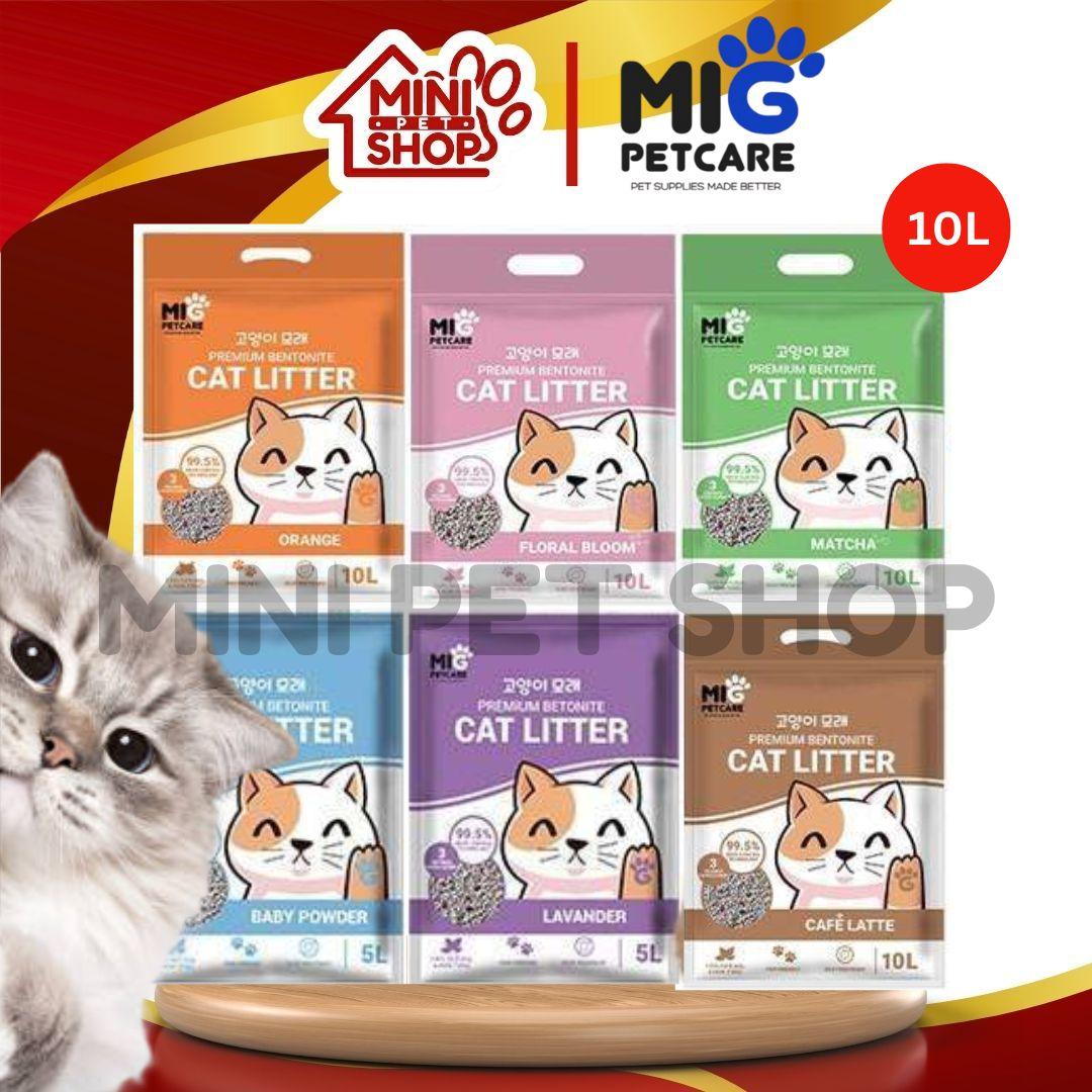 10L Mig Petcare Premium Bentonite Sand Fast Absorb Cat Litter All ...