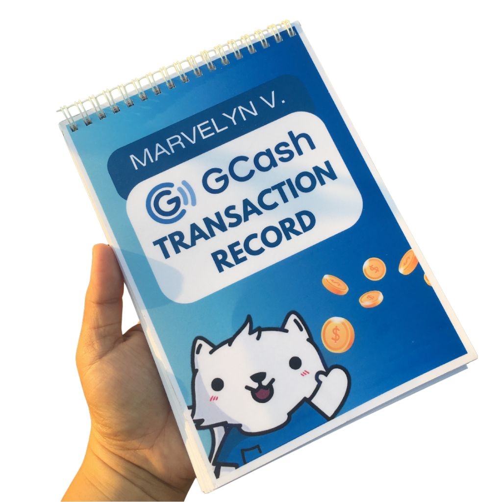 Gcash Transaction Record Notebook | Gcash Logbook | Gcash Record ...