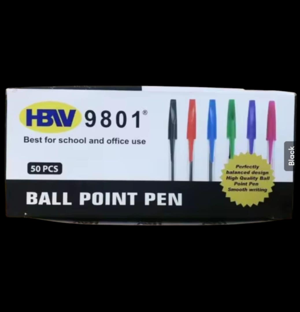 HBW 9801 ( 1 box/50 pcs) available in red,black & blue | Shopee Philippines