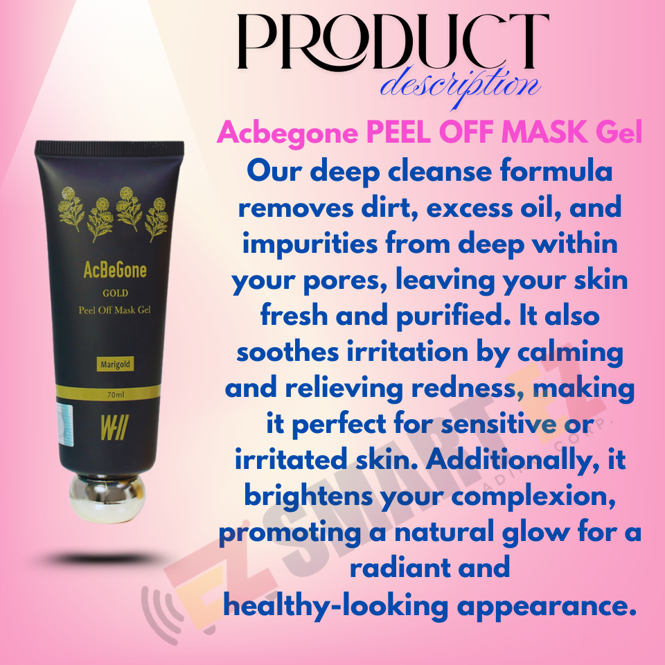 AcBeGone Satisfying Peel-Off Deep Pore Mask | Blackhead Removal Formula ...