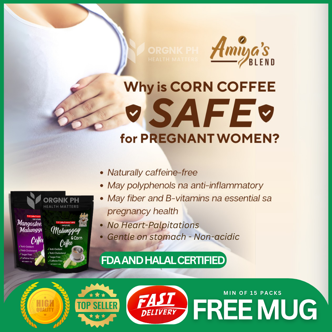 BUY 1 GET 2 Mangosteen Malunggay Corn Coffee Caffeine Free Sugar Free Non-Acidic BY AMIYA'S ...