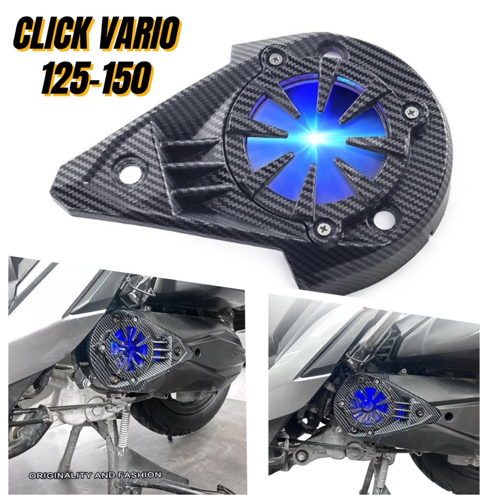 Honda Click 125i/150i V2/V3/V4 Transparent Acrylic Pulley Cover for CVT ...