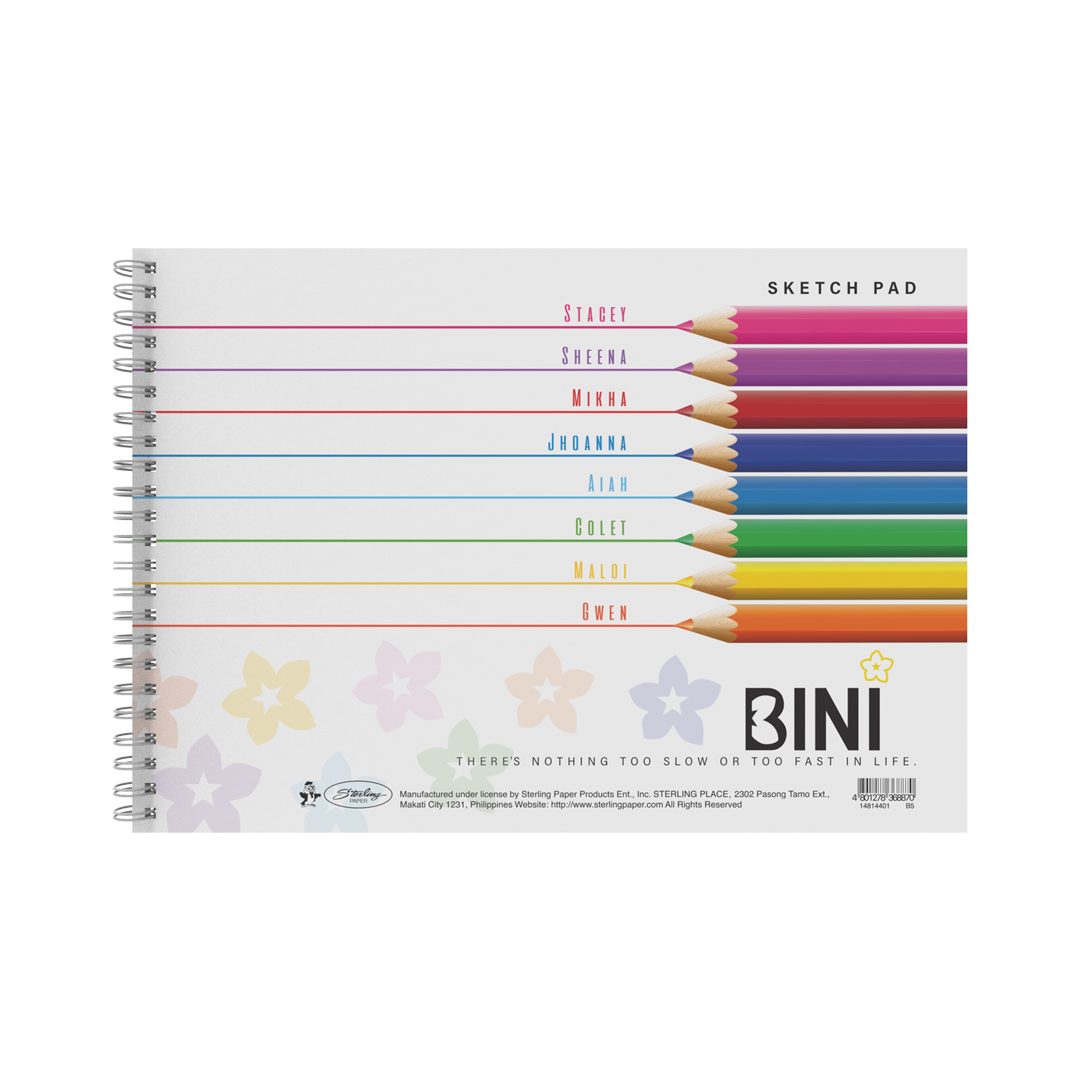 Sterling x Bini Sketch Pad A4 Size (In Blind Box - Random Design) with ...