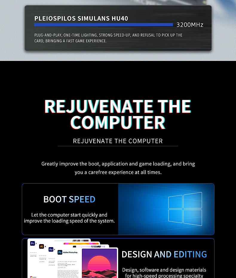 HKC DDR3 / DDR4 PC RAM Memory 8GB 16GB 1600Mhz 2666Mhz 3200Mhz Auto ...