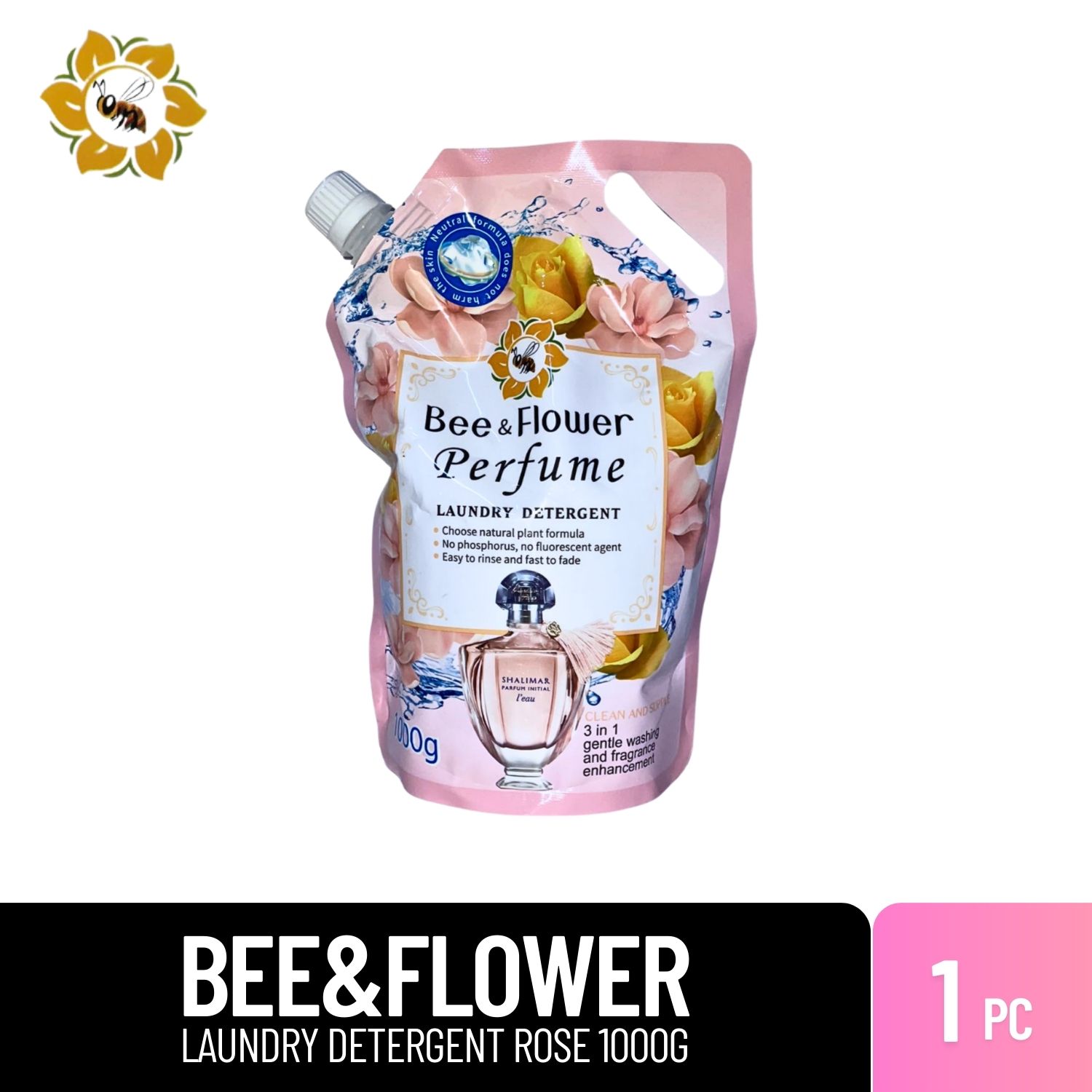 Bee&Flower laundry liquid detergent - Premium Hygiene Fabric Softener ...
