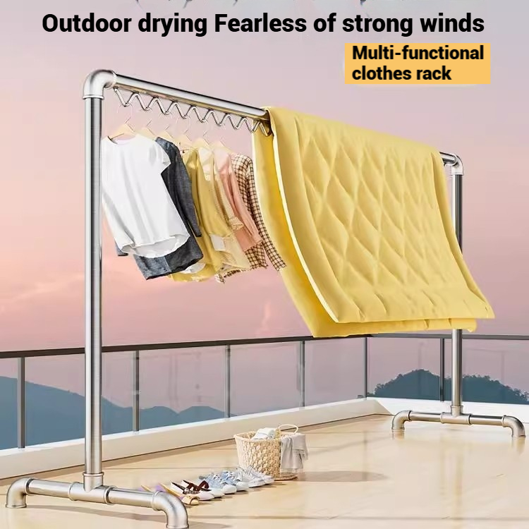 Drying Rack Sampayan Heavy Duty Carbon Steel Windproof Clothes Rack ...