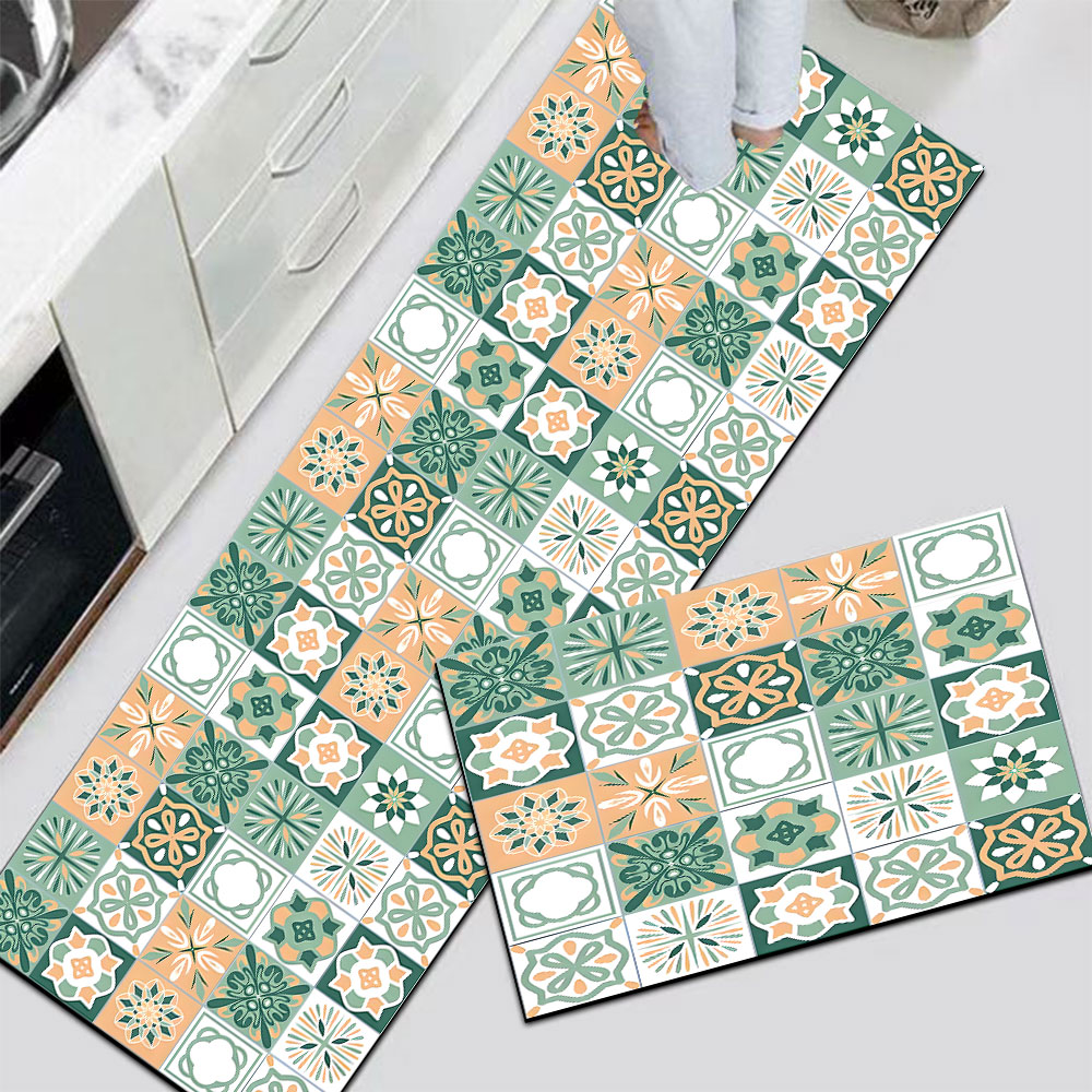 1pc national style Kitchen floor mat Diatomite Mat Non-slip Thicken ...