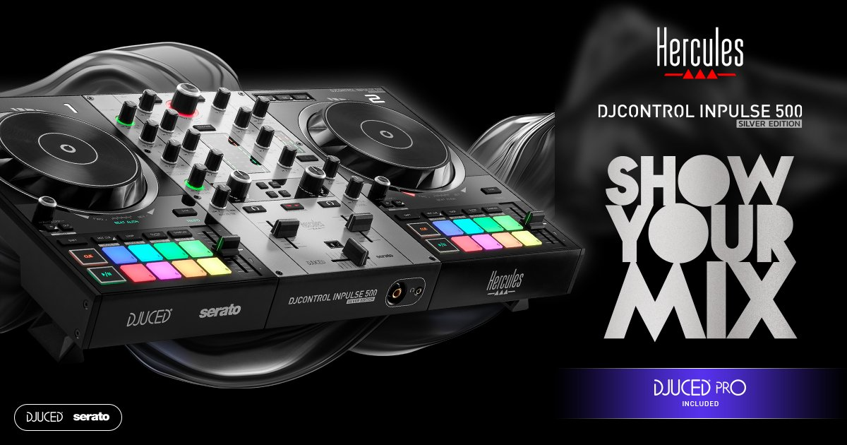 Hercules DJ Control Inpulse 500 Silver Edition | Shopee Philippines