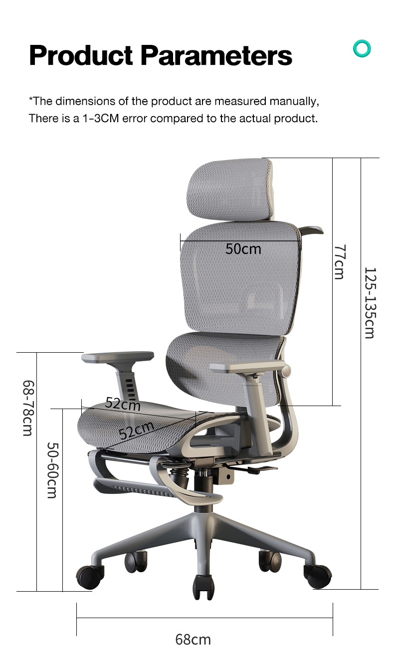 Kris Ergonomic Chair P5 Adjustable Backrest Seat Depth Entry-level ...
