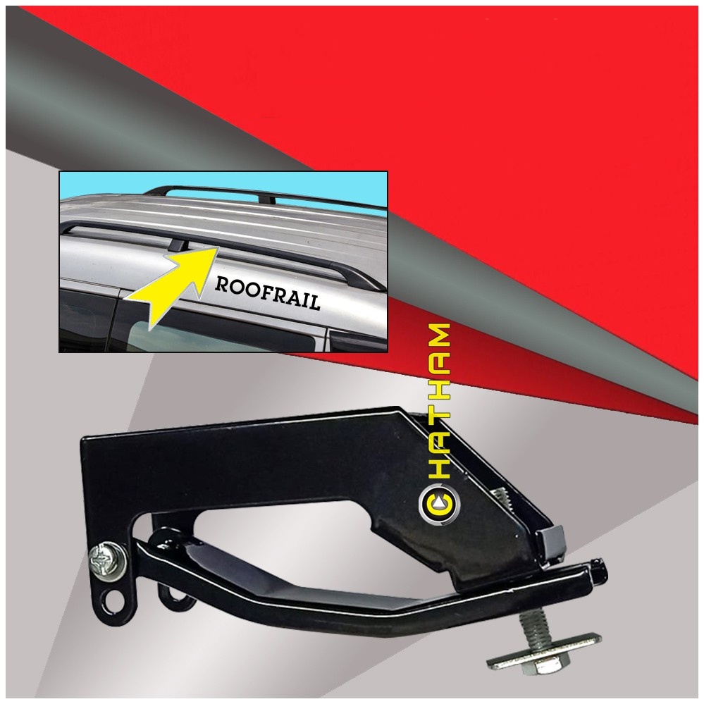 4PCS/SET Car Crossbar Clamp Universal Crossbar Clamp to Roof Rail Type ...