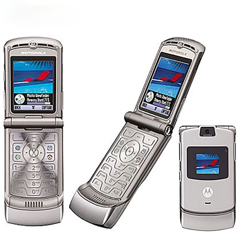 COD Original Motorola V3 unlocked Flip GSM Quad Band Motorola Basic ...