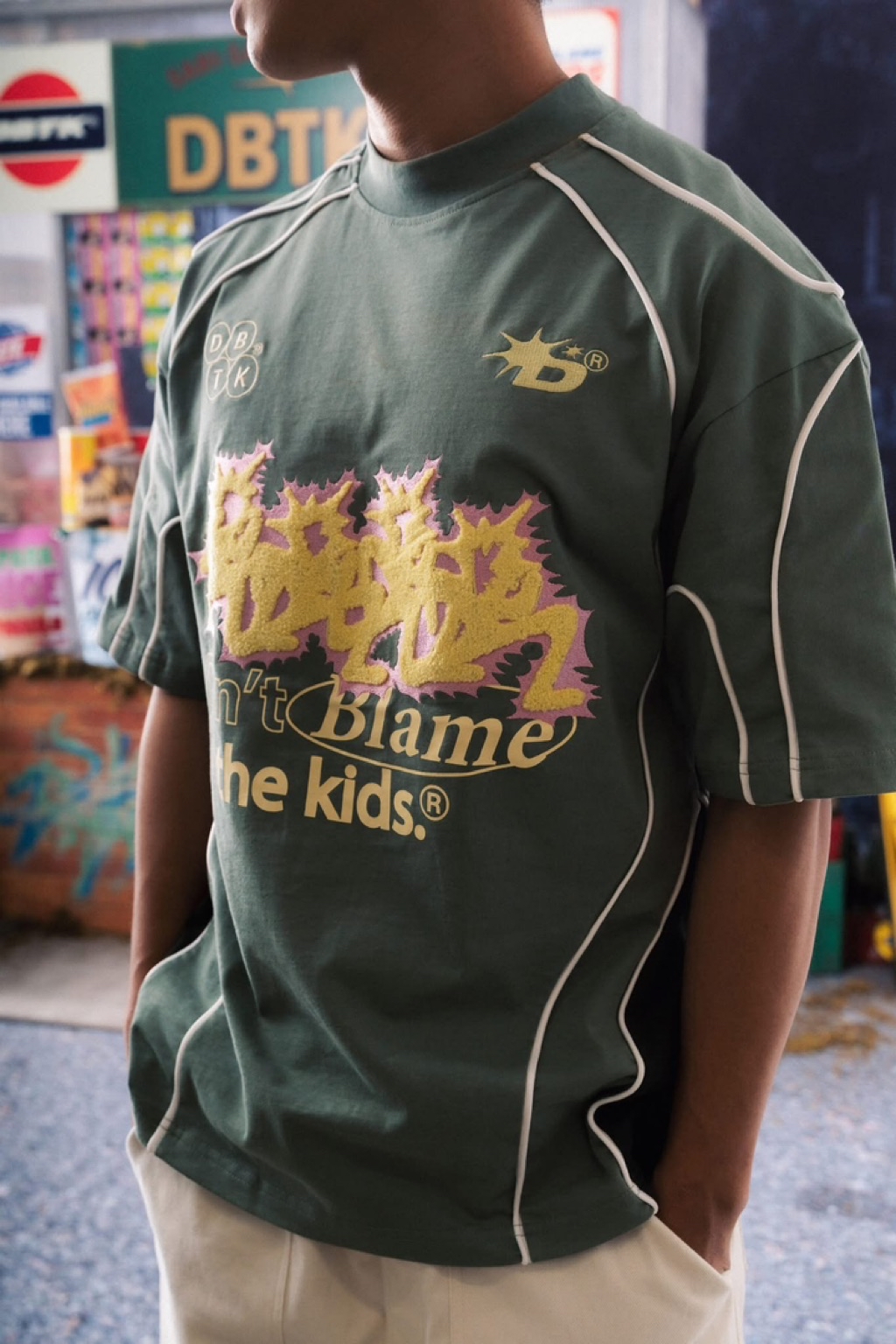 DBTK Splice Tribe Tee | Black, White, Green | Box Fit | Maico Hook Ups ...