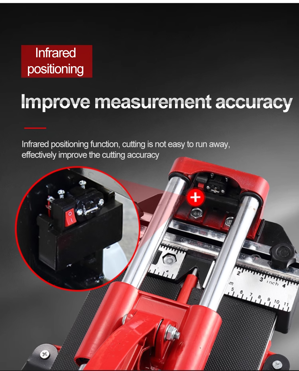 【Laser positioning】Heavy Duty Manual Tile Cutter 400-600MM Carbide ...