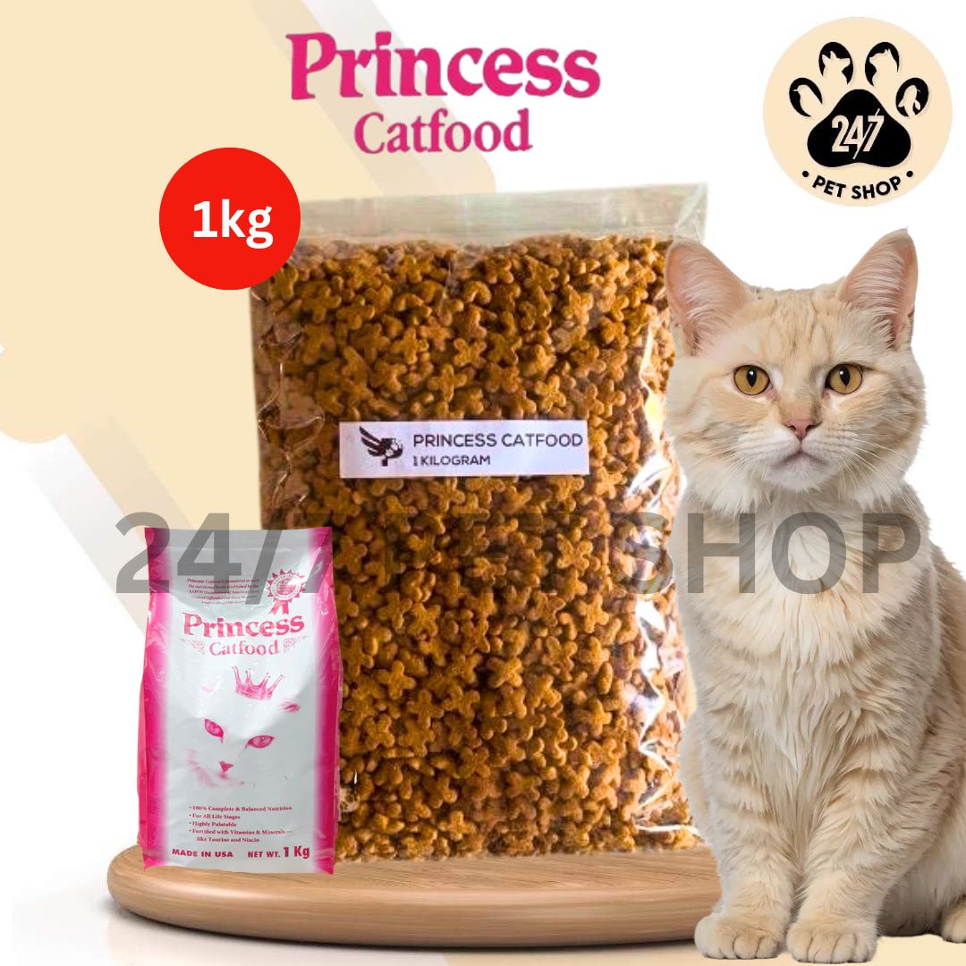 1kg Princess Catfood All Stages Adult Kitten Dry Food Cat Cats Complete ...