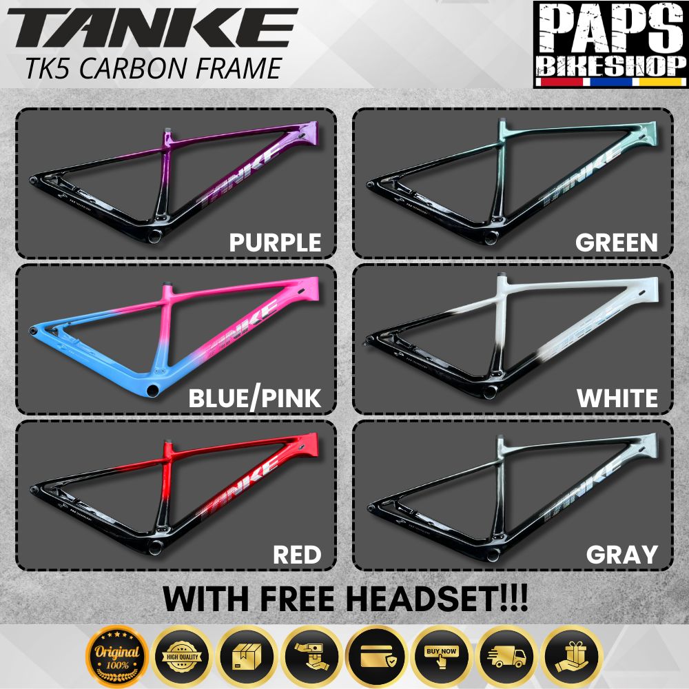 TANKE TK5 CARBON FRAME FOR XC TRAIL | Shopee Philippines