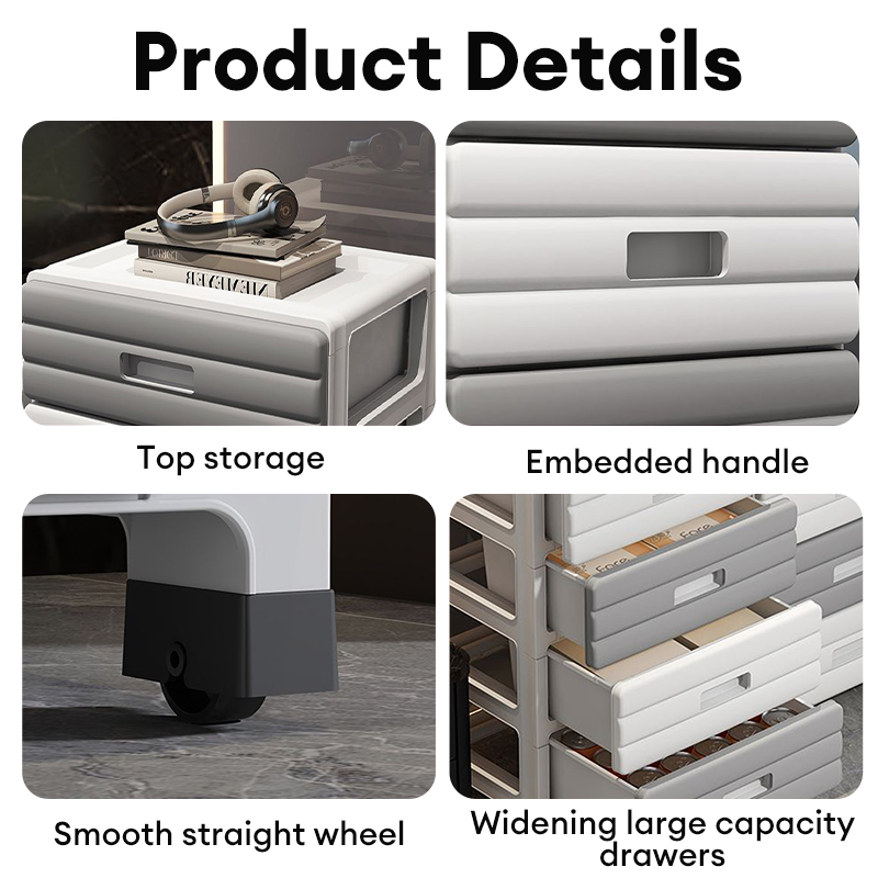 STON 3-6 Layer Drawer Cabinet Wide Durabox Drawer Orocan Drawer with ...