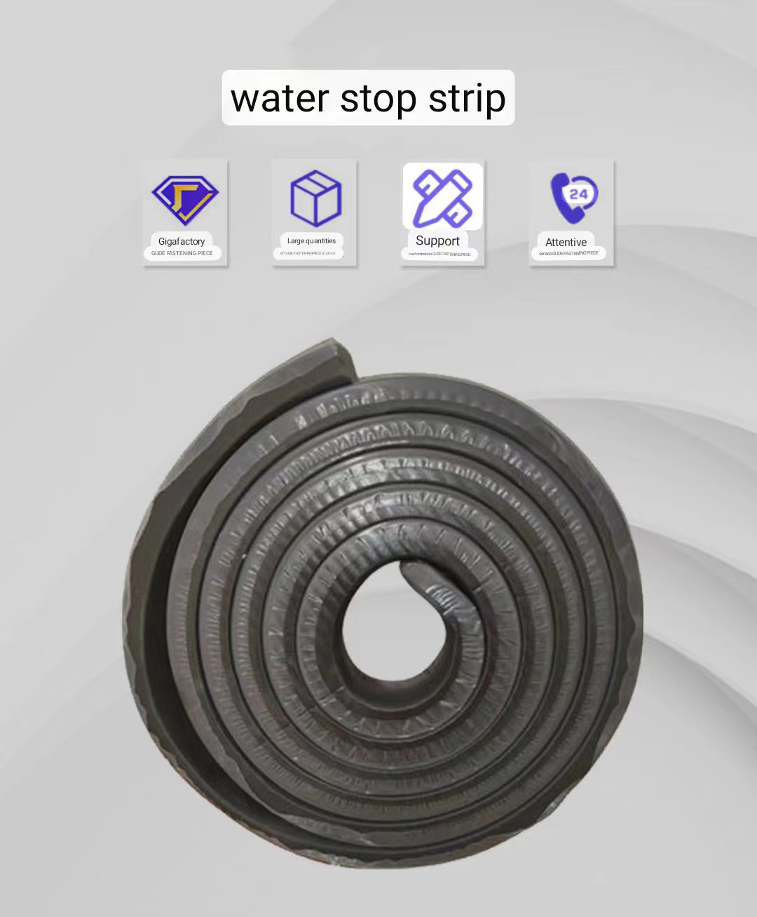 Expanding Waterstop Bentonite Butyl Rubber Expanding Concrete Joint ...