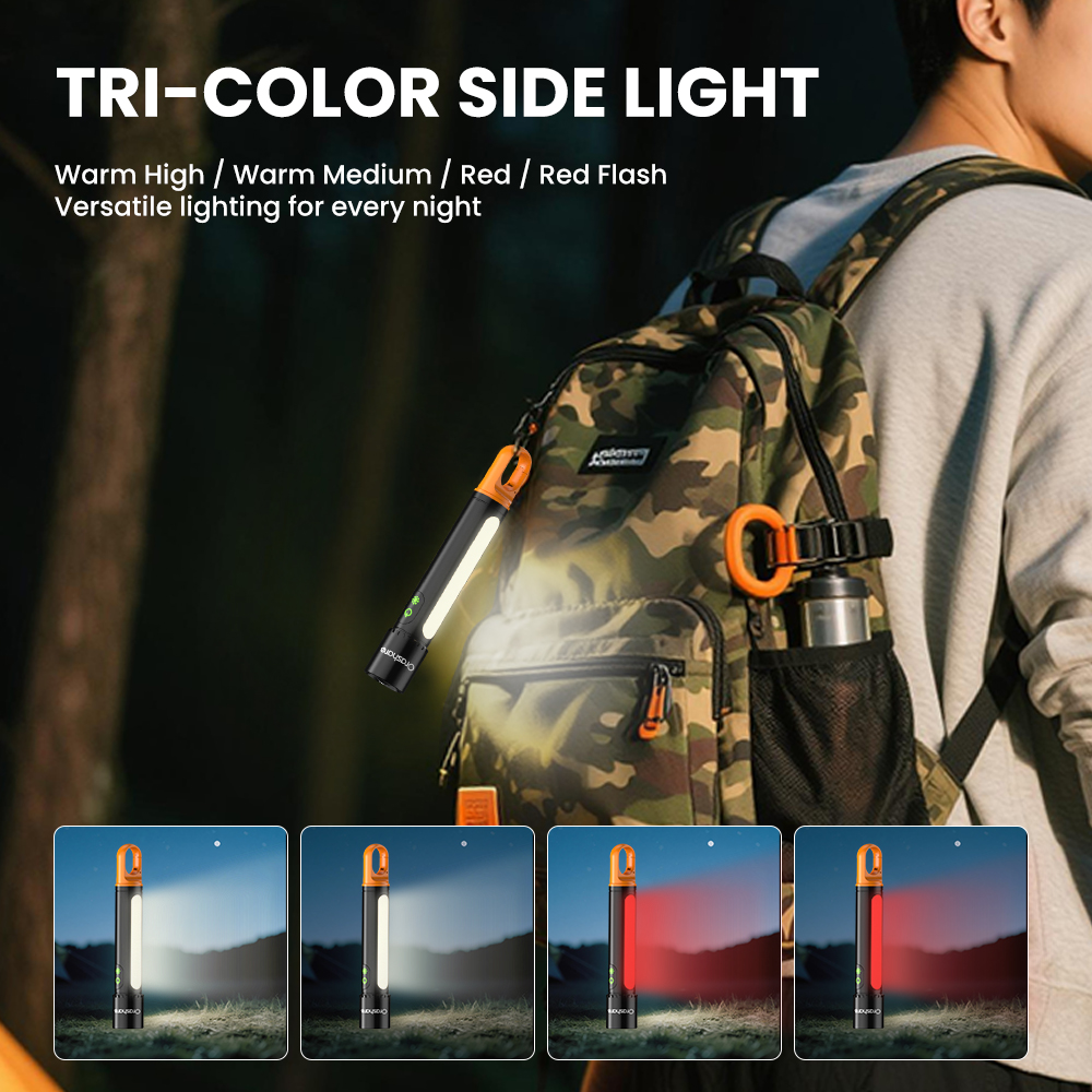 Orashare OL03 Max LED Flashlight Rechargeable 3000mAh USB Output Super ...