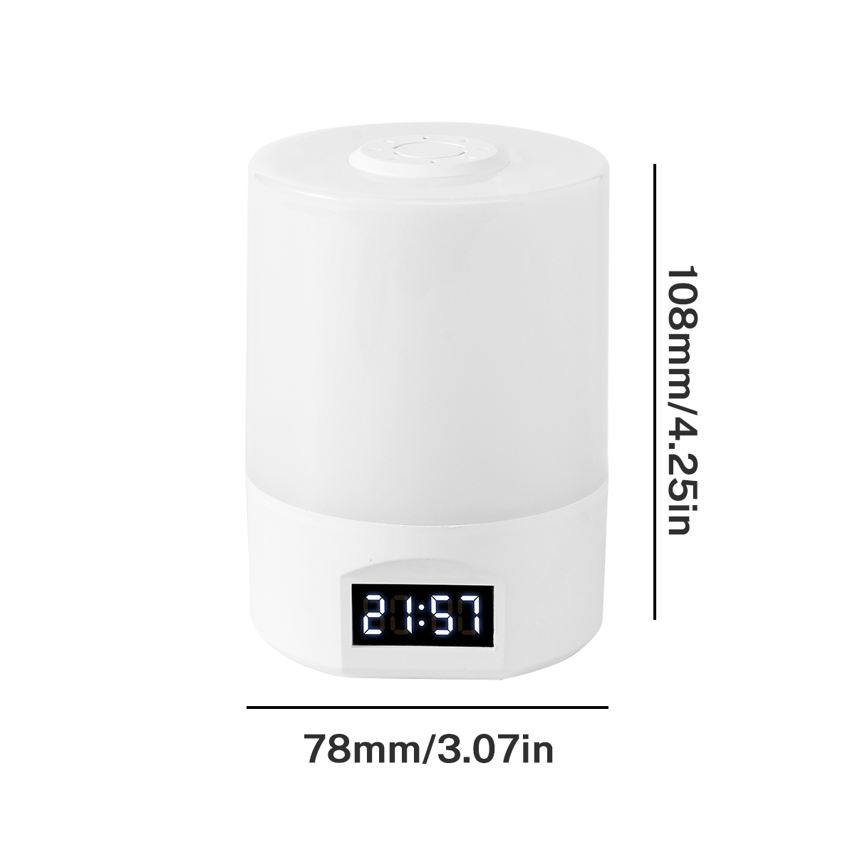 Dimmable Night Lamp LED 3Colour Touch Lights USB Dim Light Small ...