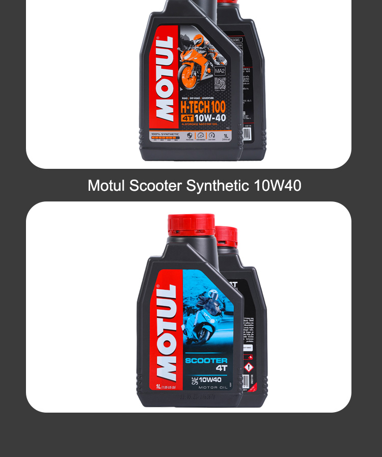 MOTUL SCOOTER OIL 1L 4T SAE 10W40 Fully Synthetic 1 Liter 4 Stroke ...