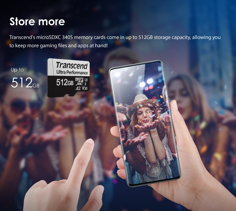 Transcend Ultra Performance for Gaming and App MicroSDXC340S (U3 4K ...