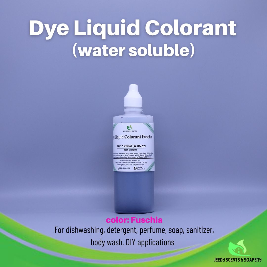 Dye Liquid Colorant - For Dishwashing, Detergent, Perfume, Soap, Body ...