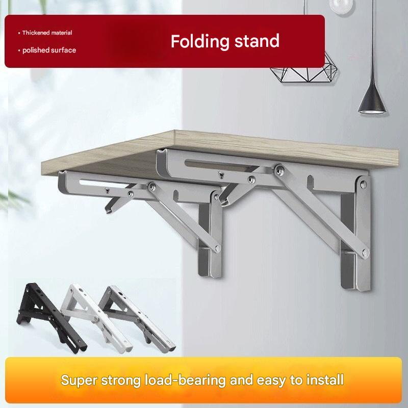 1 Pair (2 Pieces)- L Wall folding hinges for table, Smart folding ...