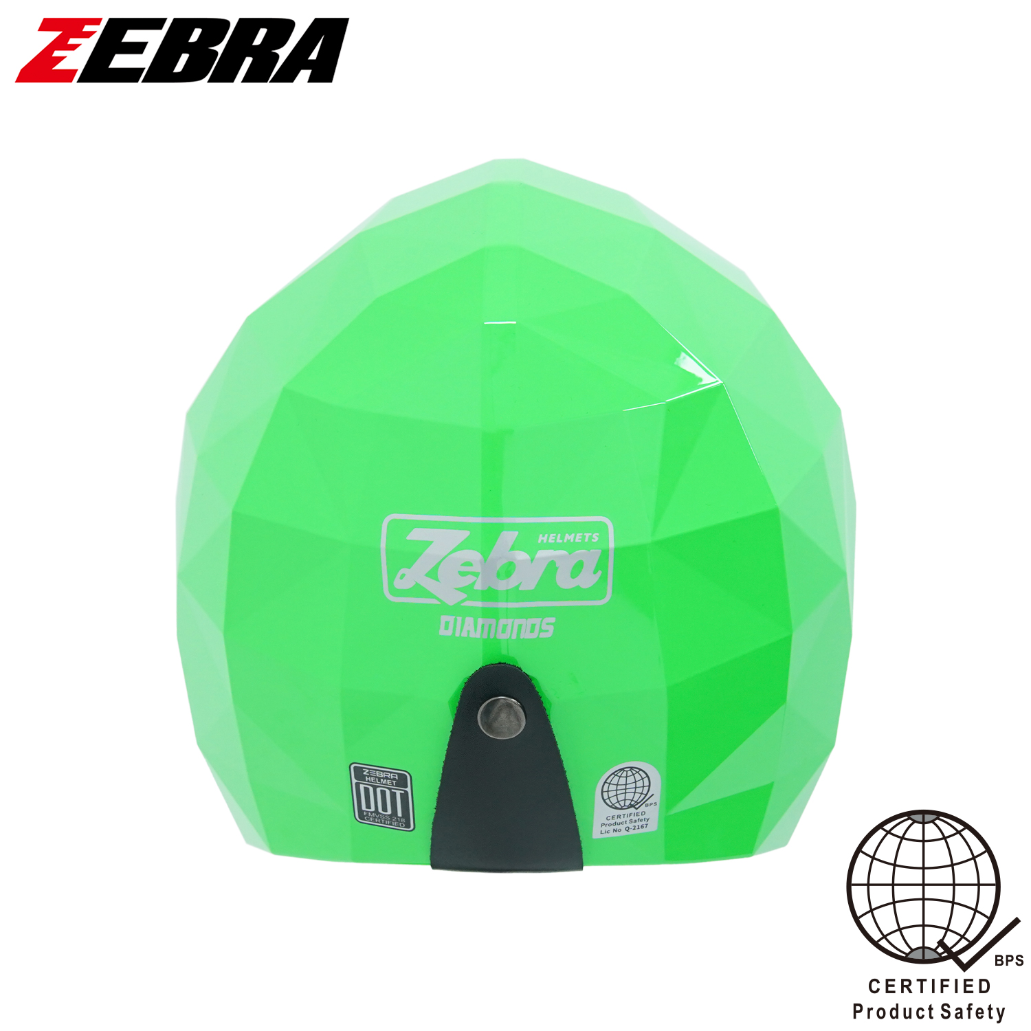 ZEBRA 715 Diamond classic helmet for motorcycle retro Half Face vintage ...