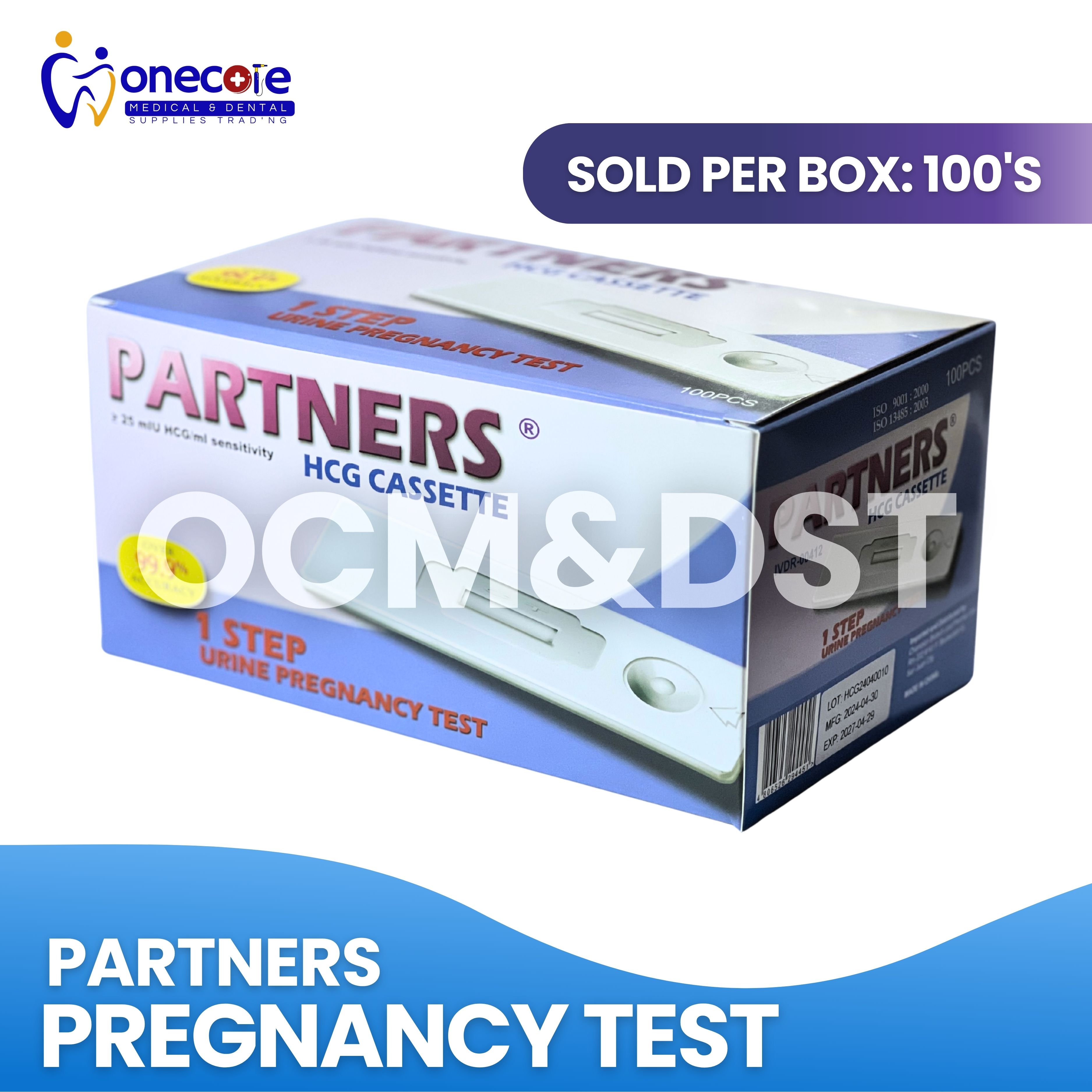 Partners SUREGUARD Pregnancy Test (Sold Per Box) | Shopee Philippines