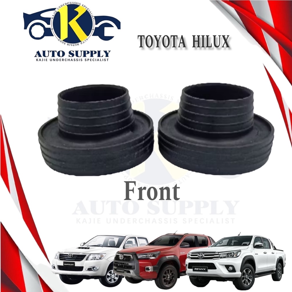 Toyota Hilux Rubber Lifter heavy duty front & rear (Iwas sayad sa mga ...