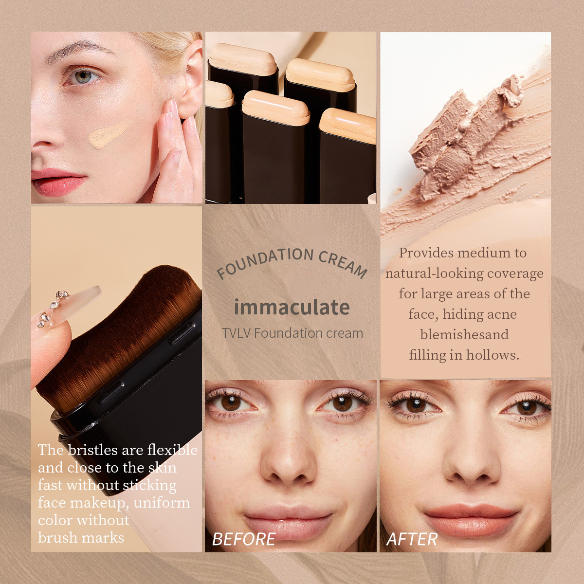 KISS BEAUTY WONDER COVER FLAWLESS & LONG LASTING COVERAGE BB STICK ...
