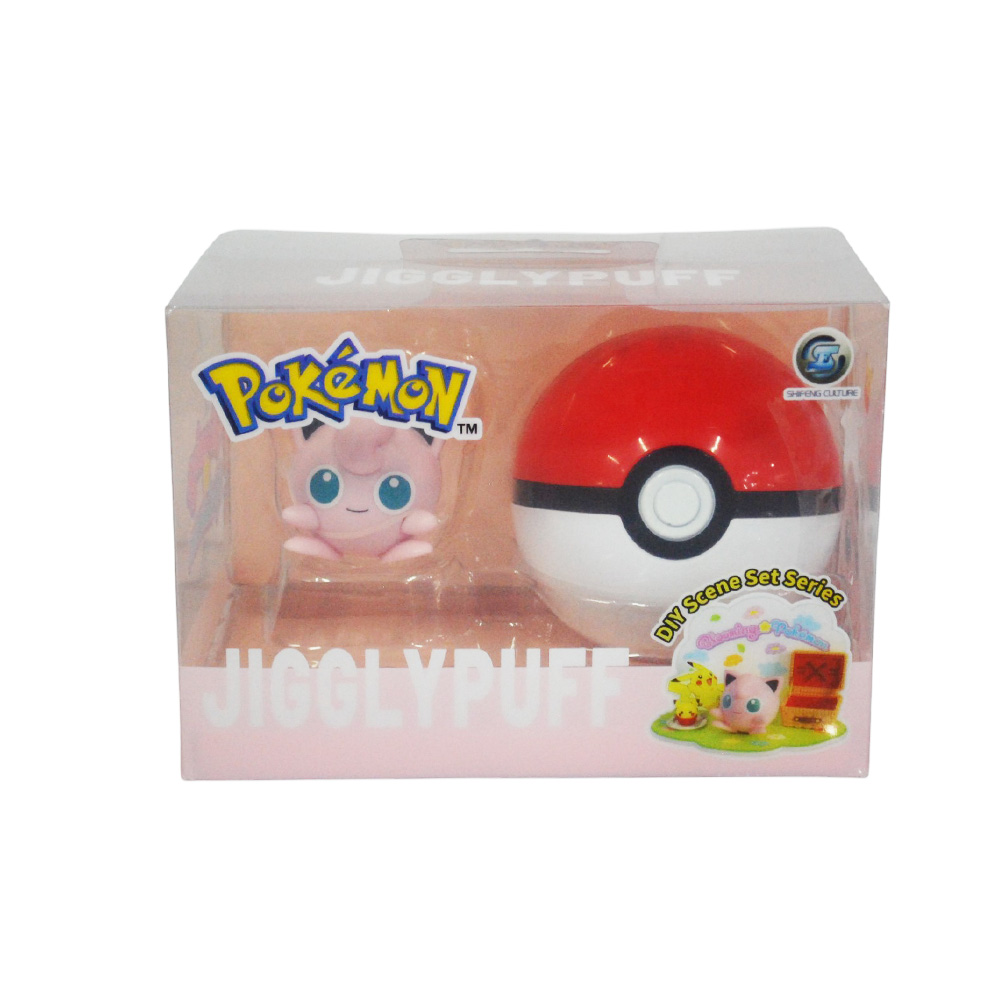 Pokemon DIY Scene Set Series Blooming Pokemon Jigglypuff Poke Ball Set ...