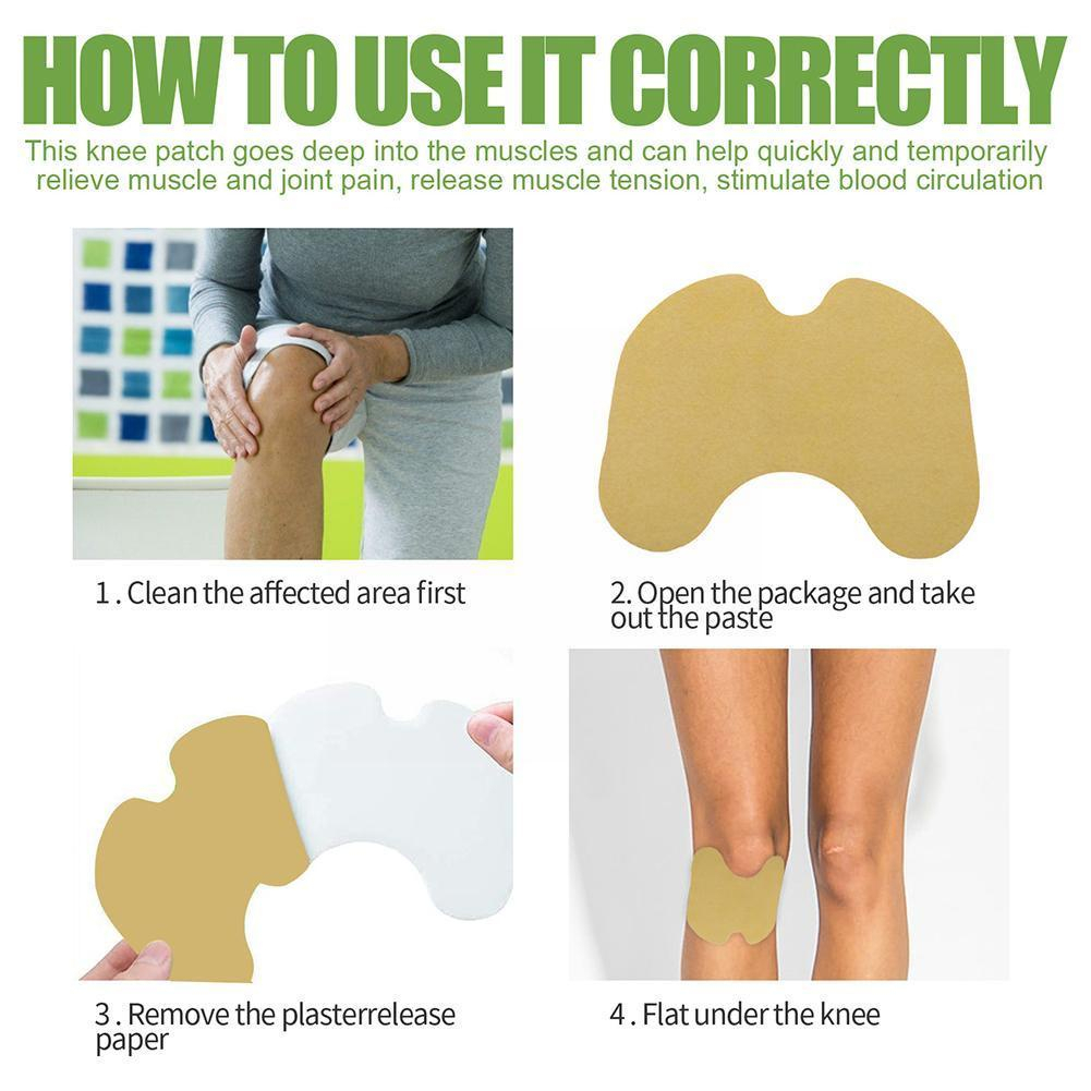 【Buy 1 take 4】50PC Knee Patch Chinese Herbal Plaster Original Knee ...