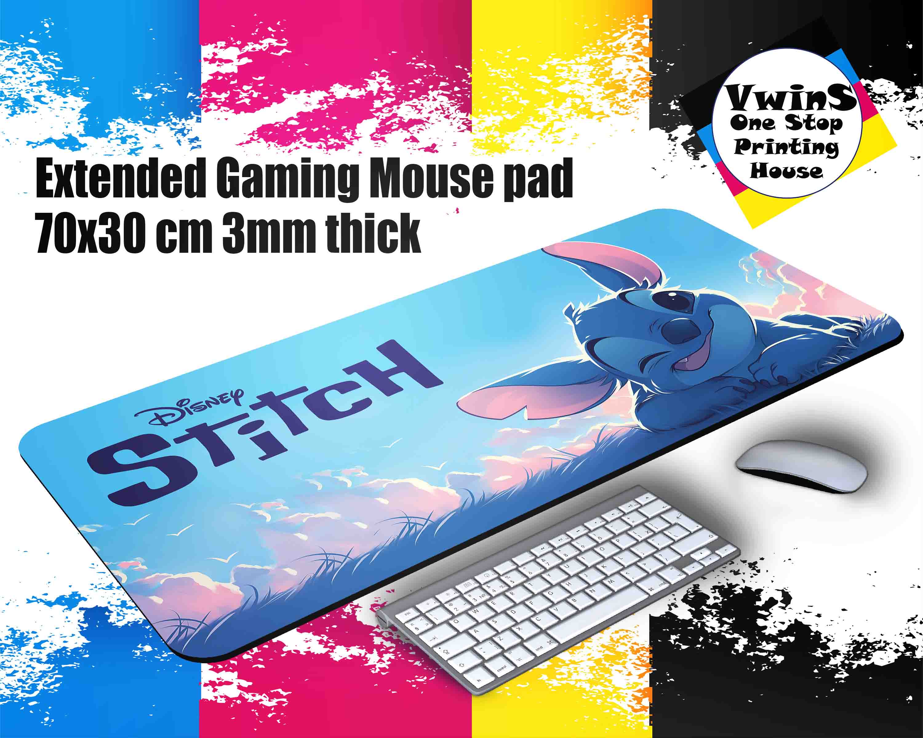 Stitch Desk Matt Design Mouse pads! Lilo and Stitch Walt Disney ...