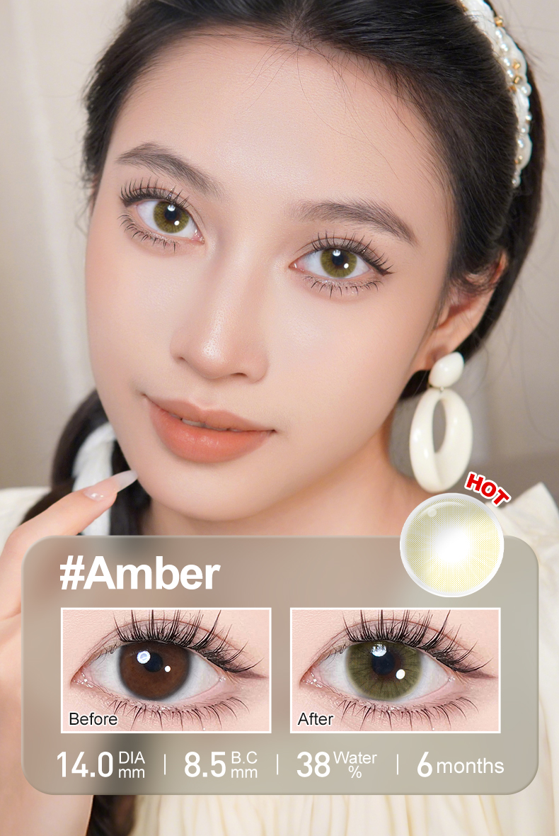 Magister Contact Lenses Graded Queen Ochre Icy Gray Graphite Amber ...