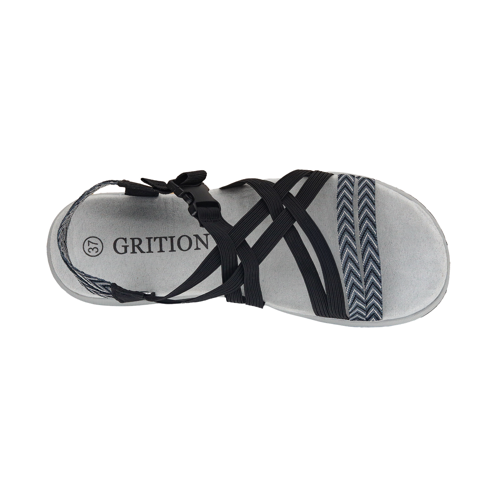 GRITION Women's Sandals Outdoor Sport Trekking Comfort Elastic Strap ...