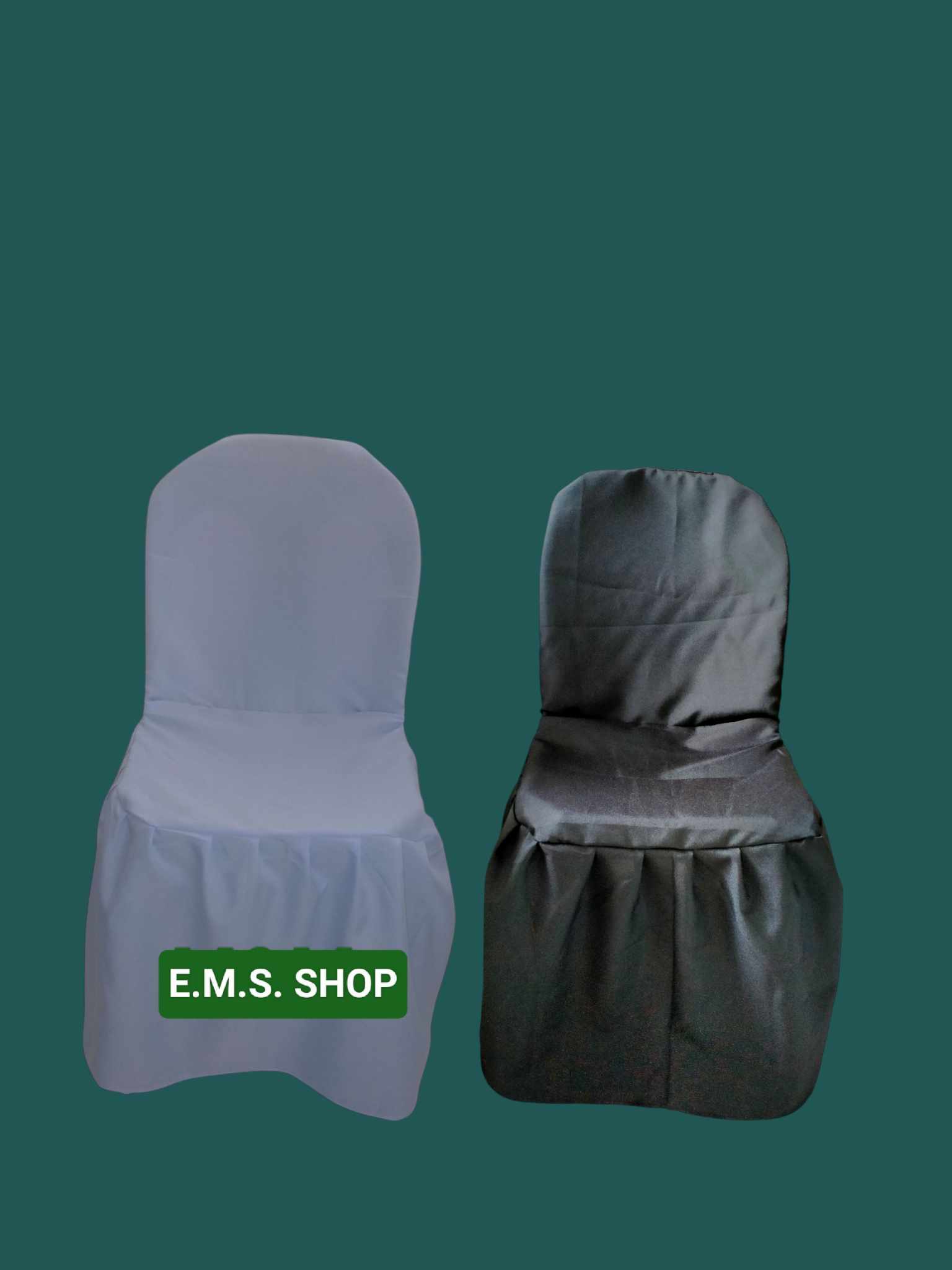 10 PCS MONOBLOCK SEAT COVER STANDARD SIZE WHITE MONOBLOCK CHAIR COVER ...