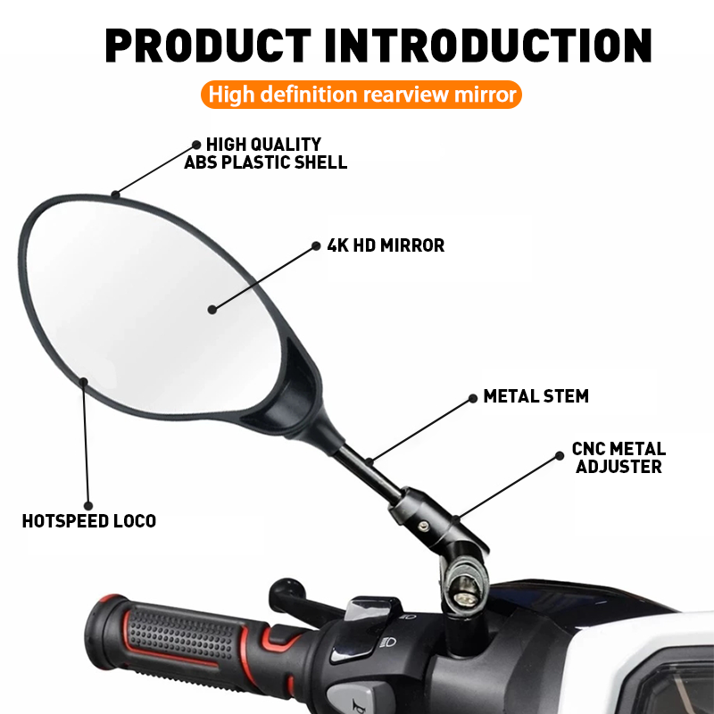YAMAHA Motor Mirror HD Clear - Anti-Vibration! Fit Mio i125/NMAX/Sniper, Anti-Bali | Shopee ...