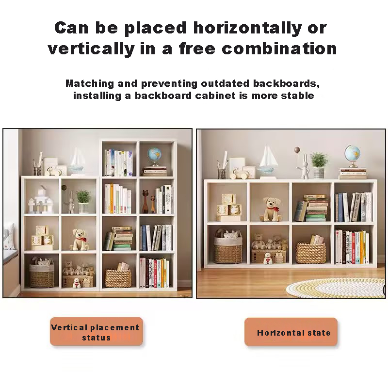 【Moisture-Proof Think】Wooden Book Shelf Organizer Bookshelf ...