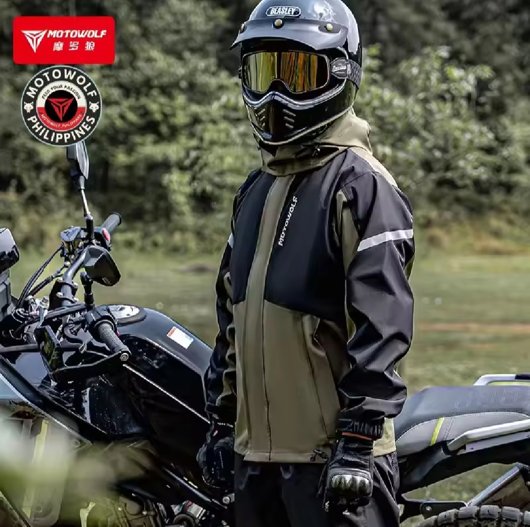 Motorcycle Raincoat Suit Adult Free Size Motor Raincoat thickened ...