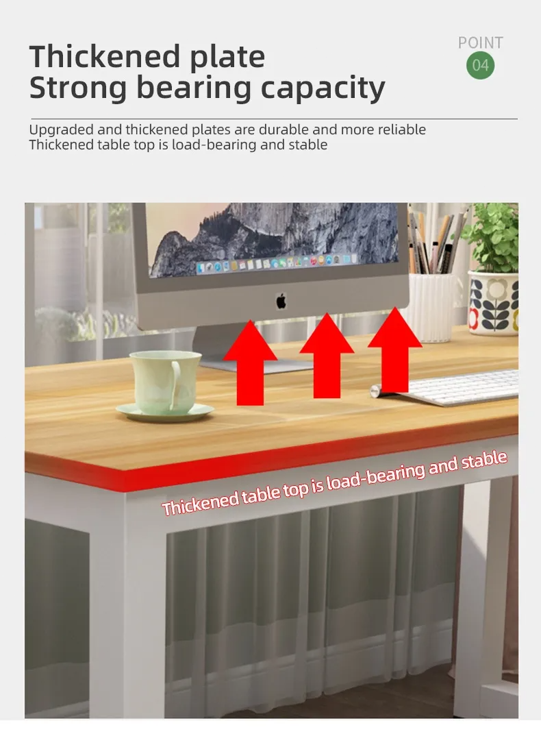 Computer Desk Wooden Office Table Study Desk Multi Purpose Desk Dining ...