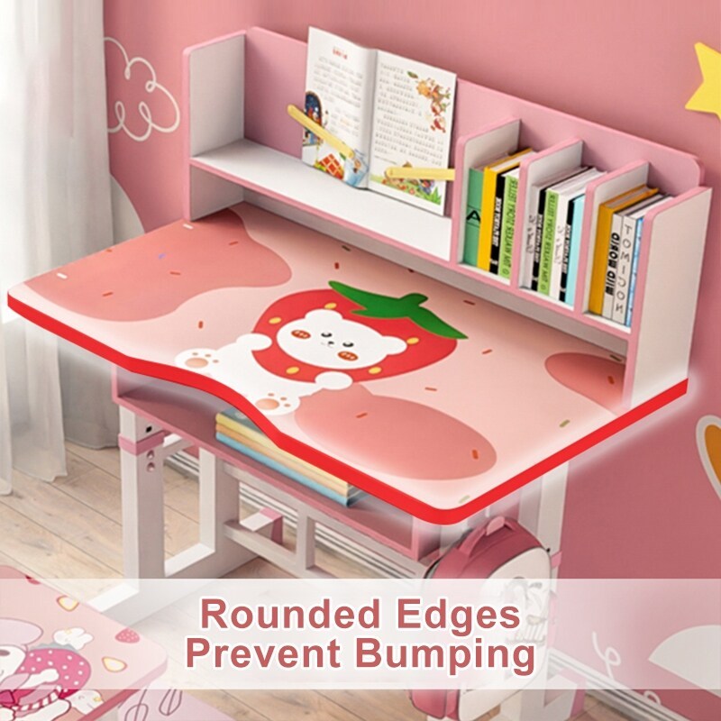 COD Kids Study Table and Chair Boys girls Study table Age5-15 Writing ...