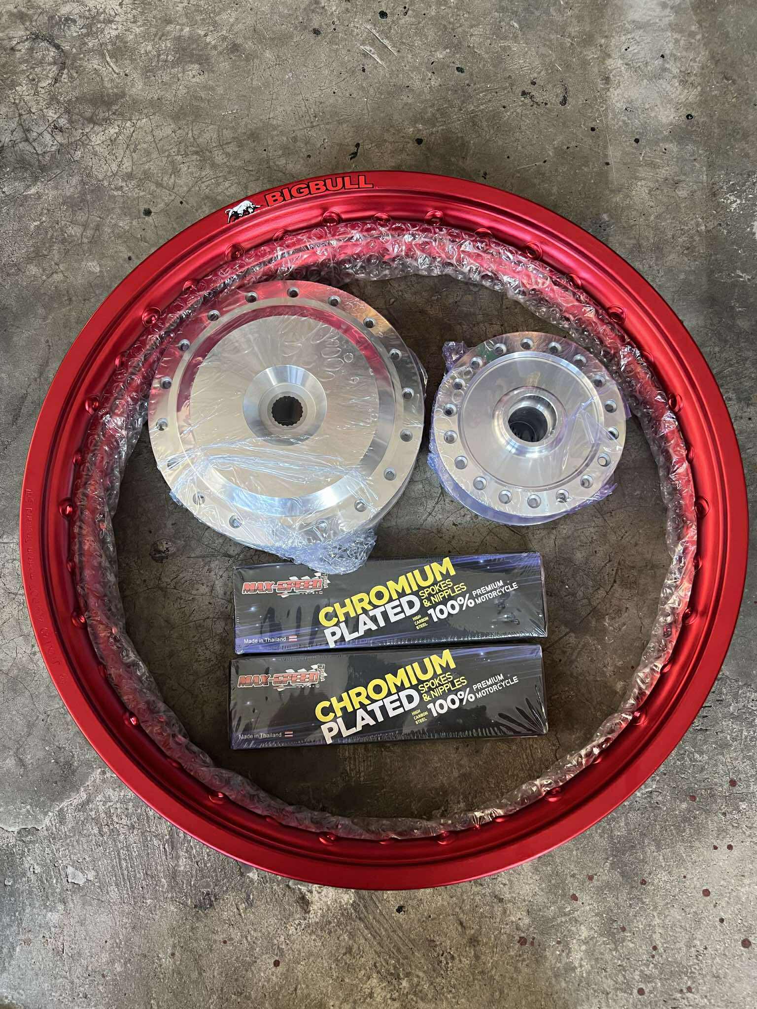 RIMSET HONDA CLICK 125/150 1.4 FRONT 1,4 REAR SIZE 17S LEGIT THAILAND ...