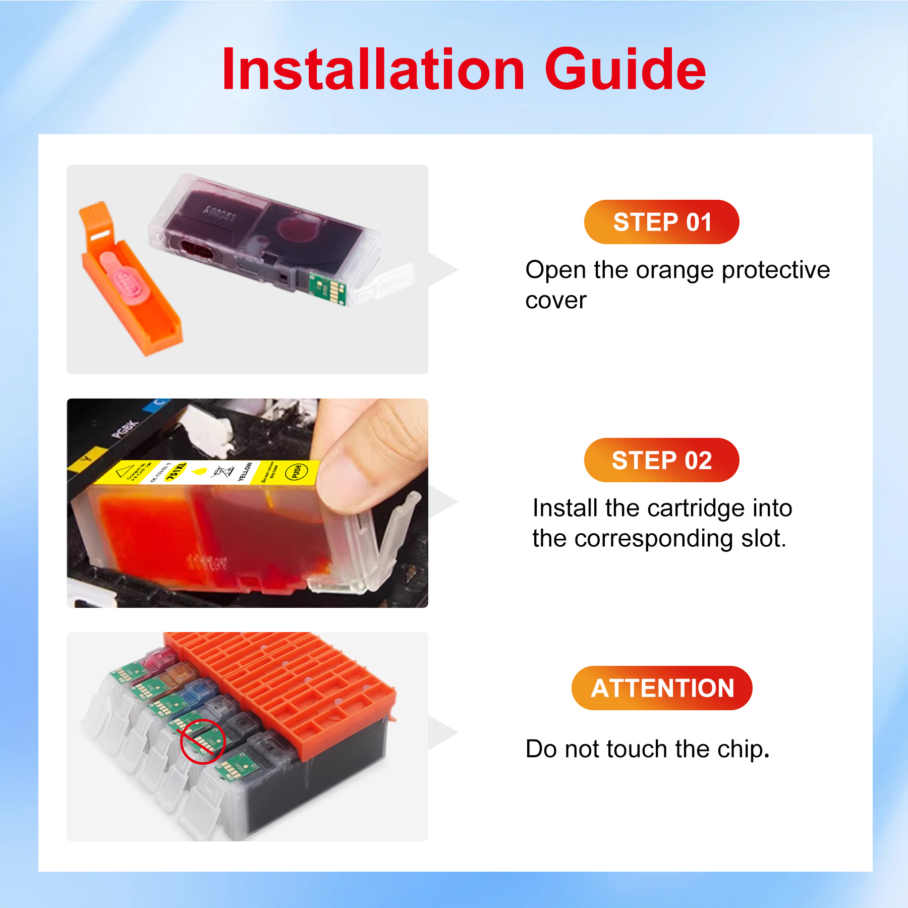 Promotion！Canon PGI 750 CLI 751ink cartridge for Canon IX6770 IX6870 MG6470 MG5570 printer ...